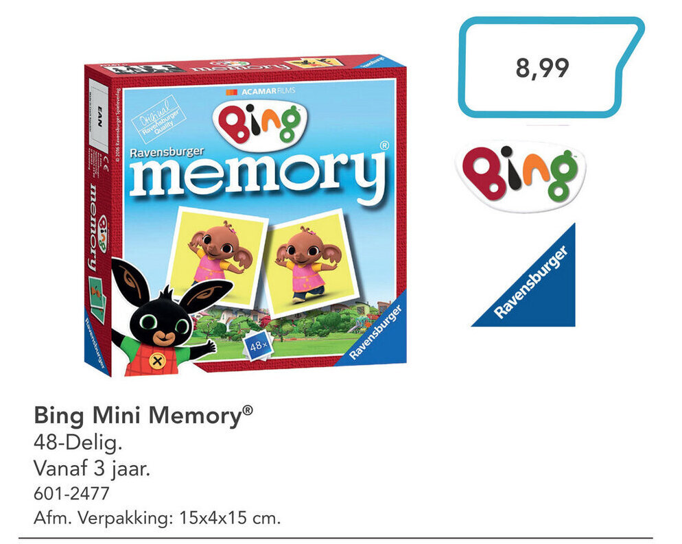 Bing mini memory aanbieding bij Marskramer