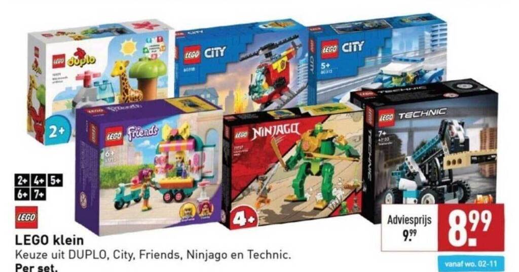 Lego klein aanbieding bij ALDI