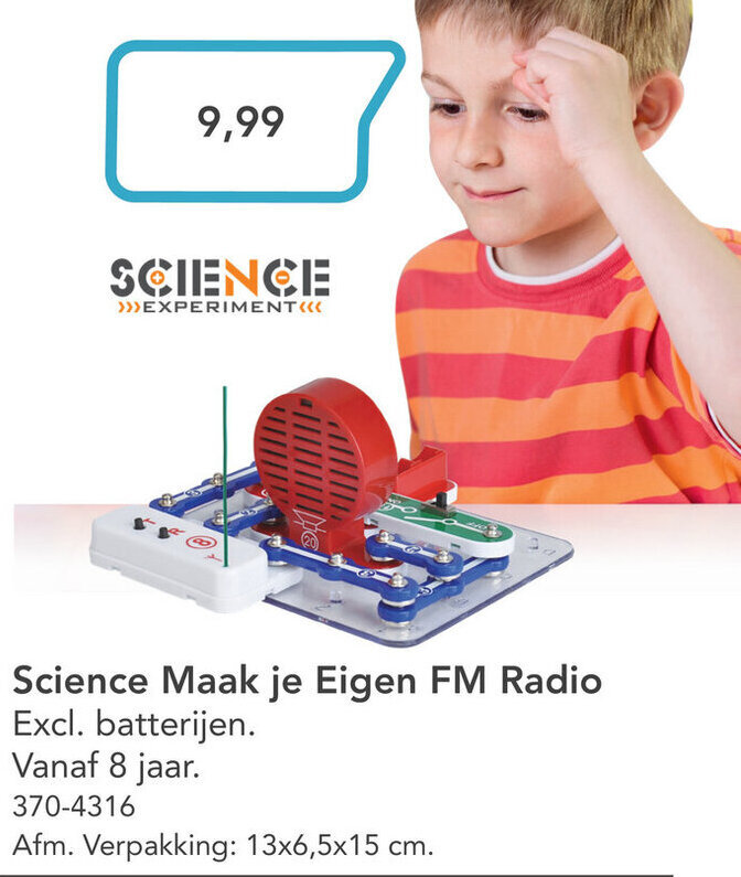 Science Maak je Eigen FM Radio aanbieding bij Marskramer