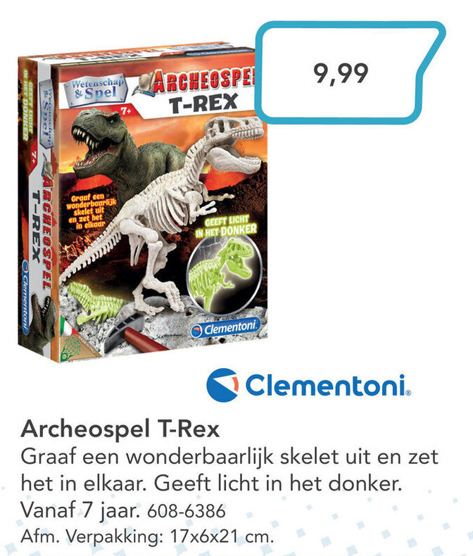 Archeospel T-Rex aanbieding bij Marskramer