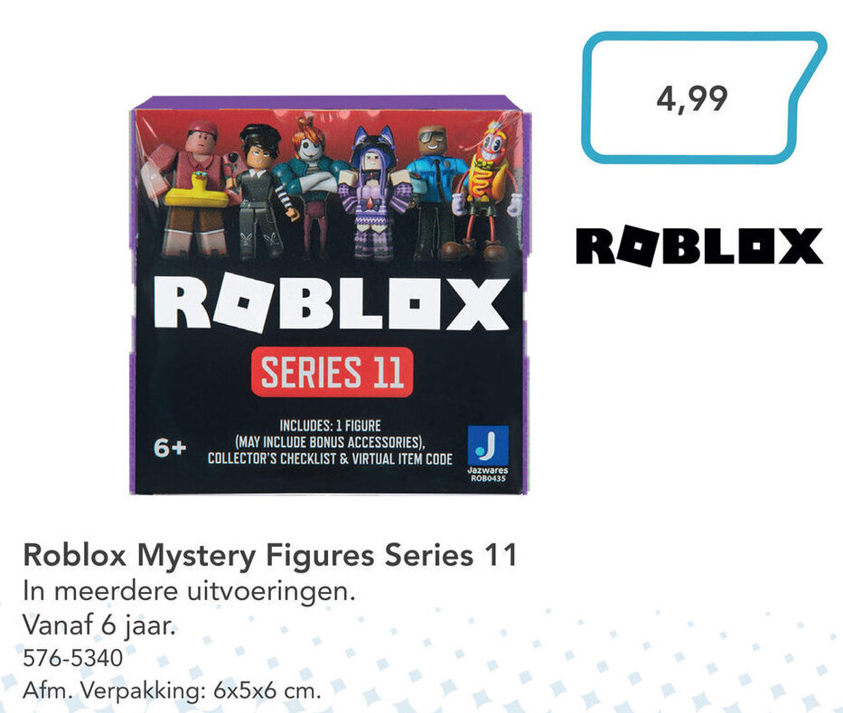 Roblox Mystery Figures Series 11 aanbieding bij Marskramer