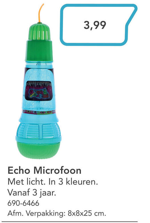 Echo Microfoon aanbieding bij Marskramer