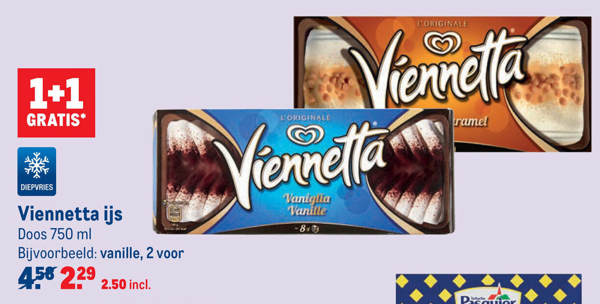 Viennetta ijs 750ml aanbieding bij Makro