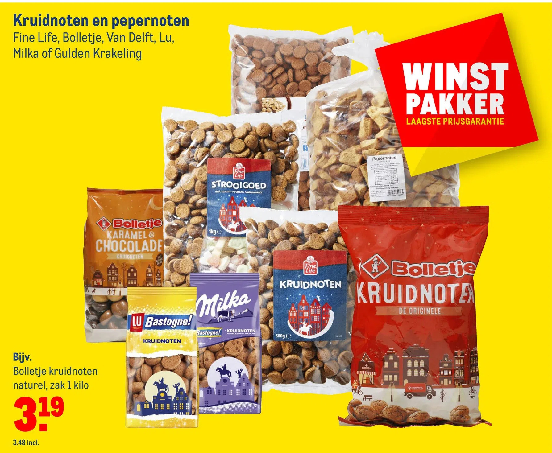 Kruidnoten en pepernoten aanbieding bij Makro