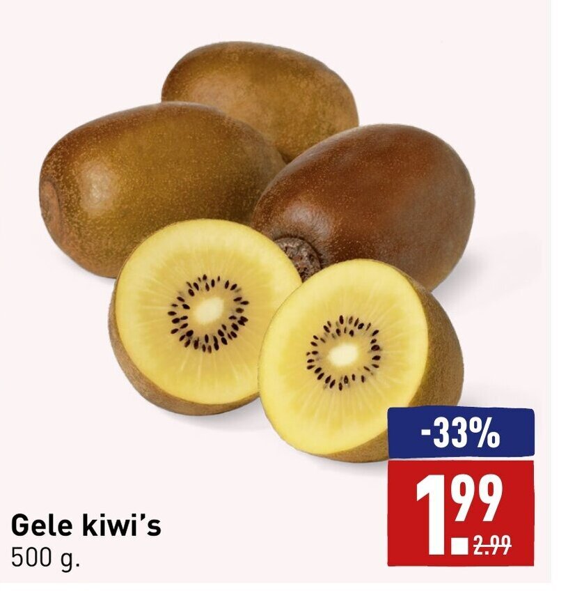 Gele kiwi's 500g aanbieding bij ALDI