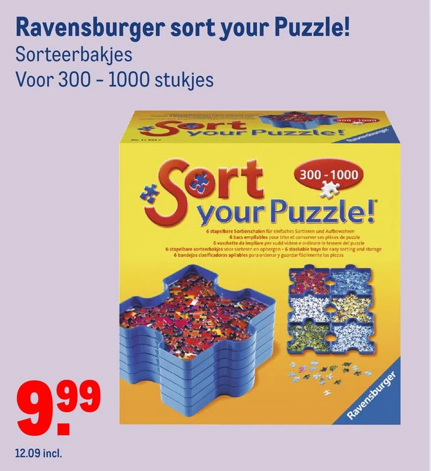 Ravensburger sort your puzzle! aanbieding bij Makro