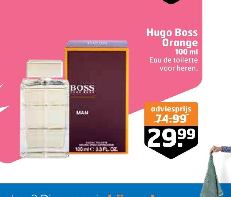 Hugo Boss Orange 100 ml aanbieding bij Trekpleister