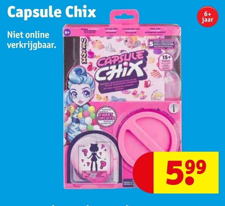Capsule Chix aanbieding bij Kruidvat