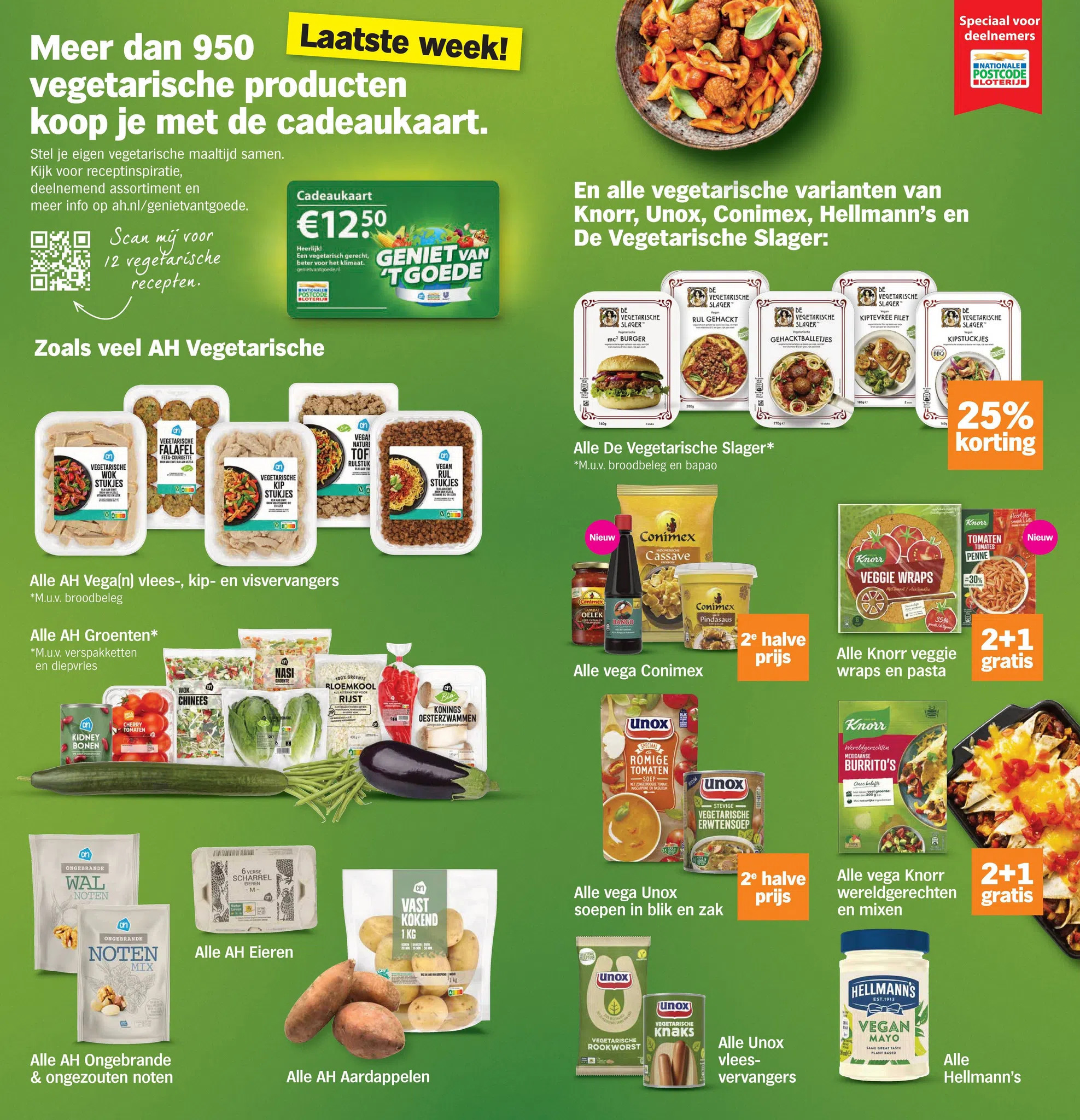 Laatste week meer dan 950 vegetarische producten koop je met de ...