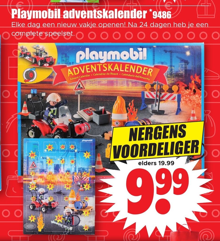 Playmobil adventskalender* 9486 aanbieding bij Dirk