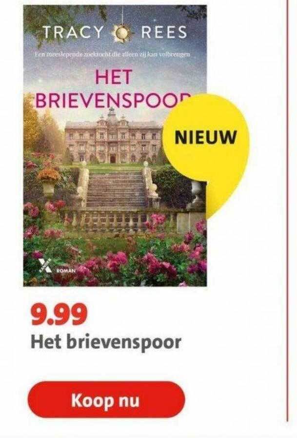 Het brievenspoor - tracy rees aanbieding bij Bruna
