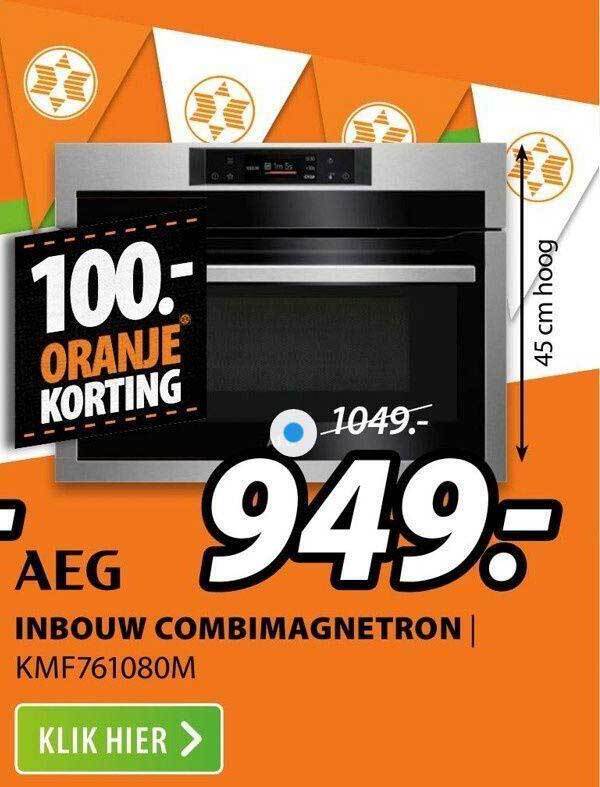 Aeg inbouw combimagnetron | kmf761080m aanbieding bij Expert