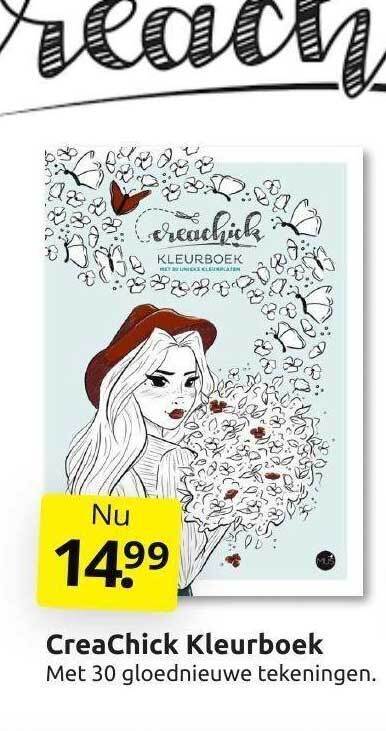 Creachick kleurboek aanbieding bij Boekenvoordeel