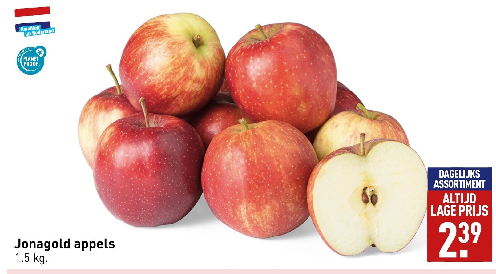 Jonagold appels 1.5 kg aanbieding bij ALDI