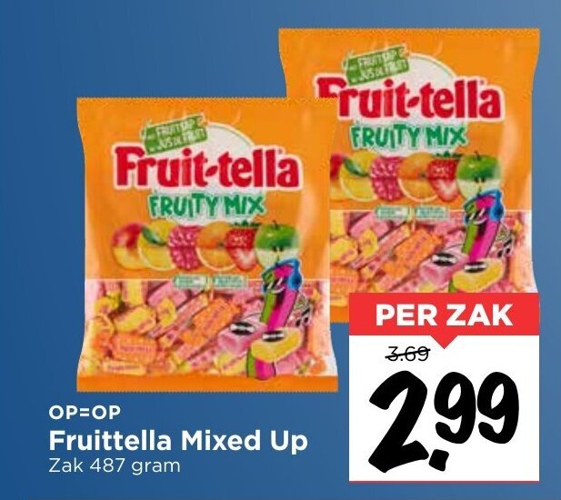 Fruittella mixed up 487g aanbieding bij Vomar Voordeelmarkt