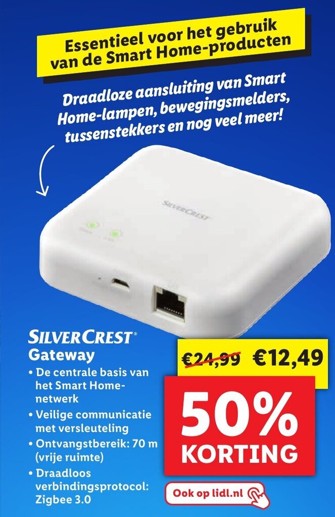 SilverCrest gateway aanbieding bij Lidl