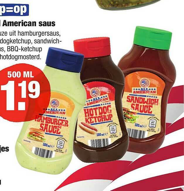 American saus 500 ml aanbieding bij ALDI