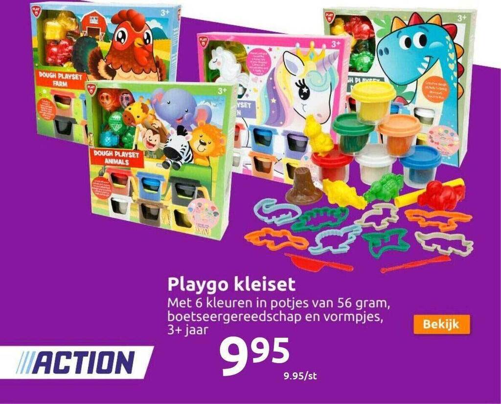 Playgo kleiset aanbieding bij Action