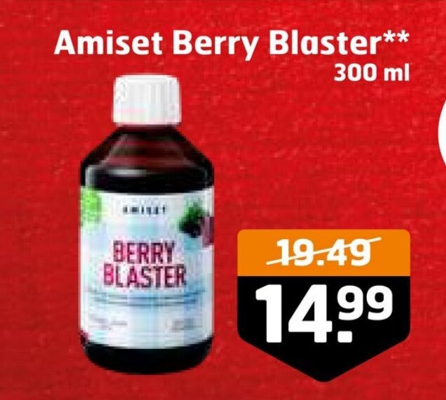 Amiset Berry Blaster 300ml aanbieding bij Trekpleister