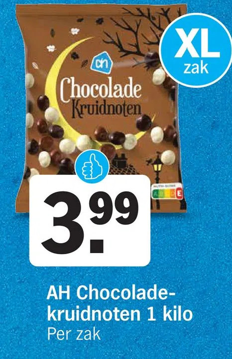 Ah chocolade- kruidnoten 1 kilo aanbieding bij Albert Heijn