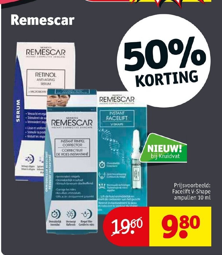 Remescar aanbieding bij Kruidvat