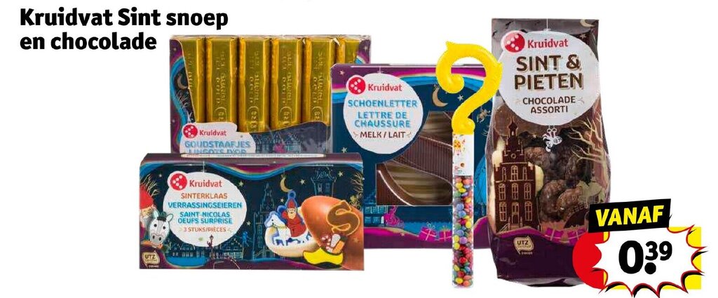 Sint snoep en chocolade aanbieding bij Kruidvat