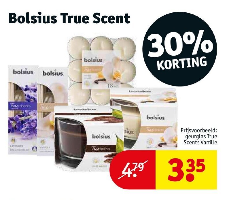 Bolsius True Scent aanbieding bij Kruidvat
