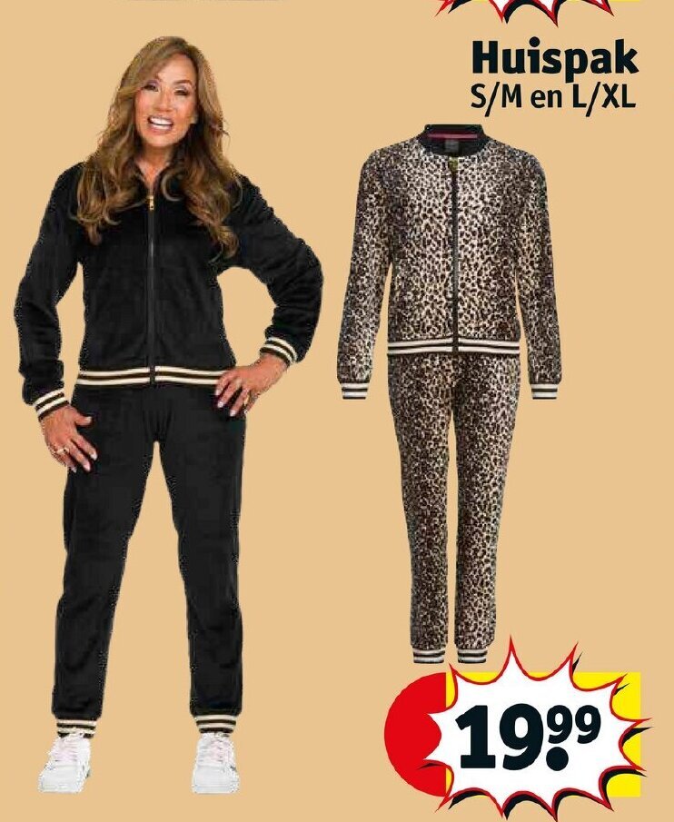 Huispak S/M en L/XL aanbieding bij Kruidvat