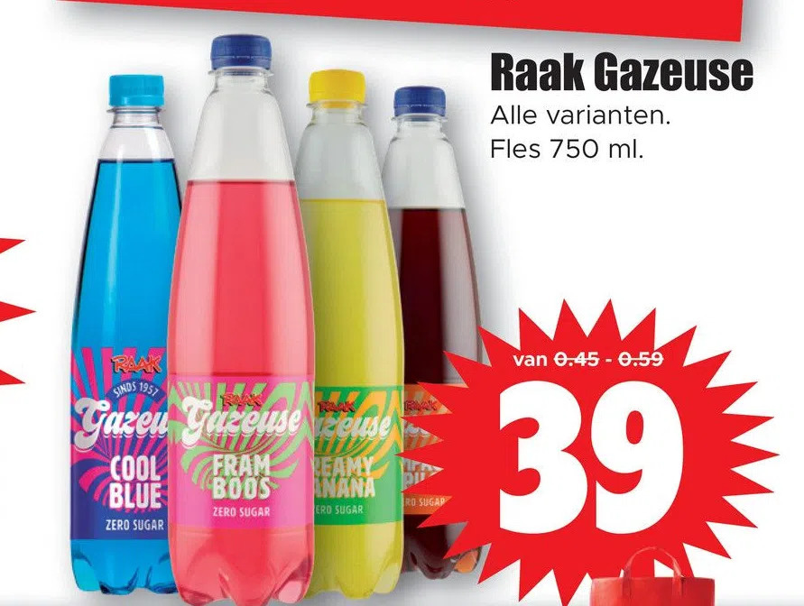 Raak gazeuse aanbieding bij Dirk