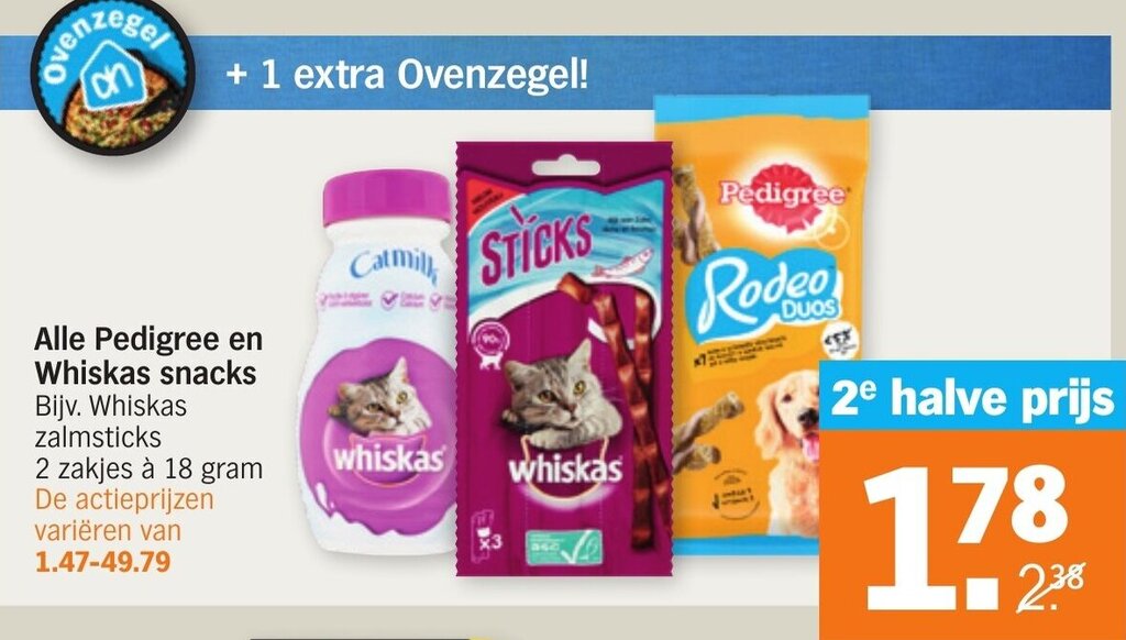 Alle Pedigree rodeo duos aanbieding bij Albert Heijn
