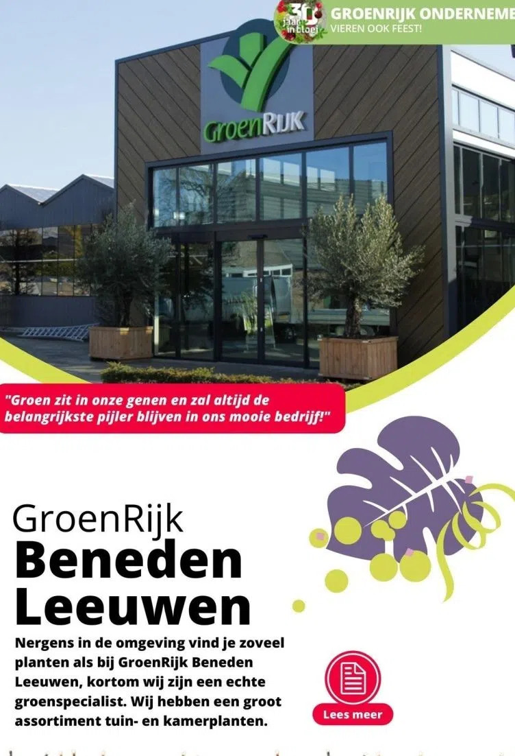 Groenrijk beneden leeuwen aanbieding bij GroenRijk Groenrijk beneden leeuwen aanbieding bij GroenRijk