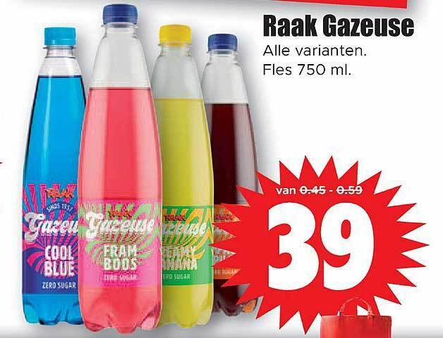 Raak gazeuse aanbieding bij Dirk