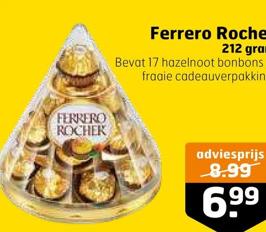 Ferrero rocher aanbieding bij Trekpleister