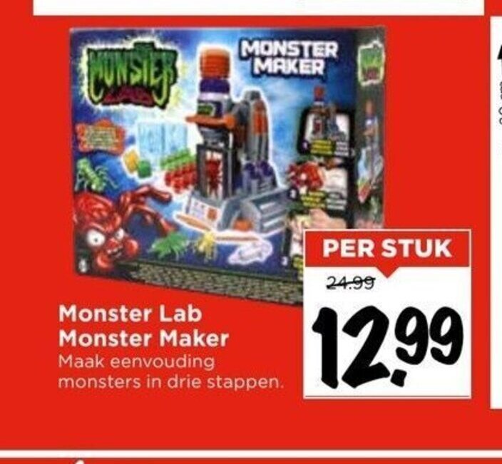Monster Lab Monster Maker aanbieding bij Vomar Voordeelmarkt