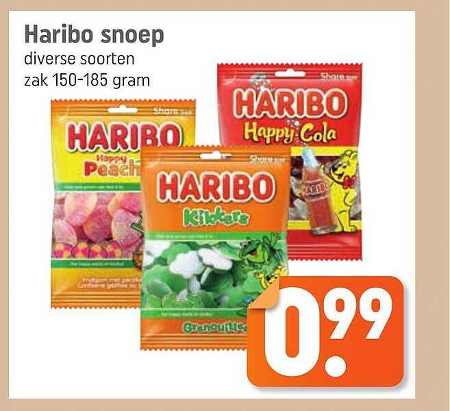 Haribo snoep aanbieding bij Lekker Makkelijk