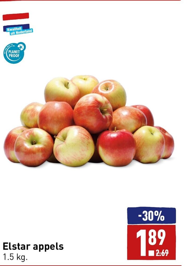 Elstar appels 1,5 kg aanbieding bij ALDI