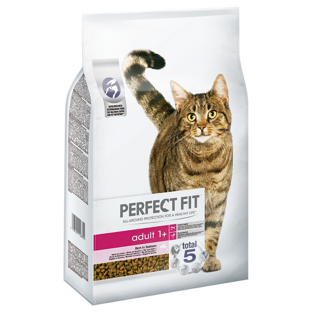 Perfect fit adult 1+ rijk aan zalm - dubbelpak 2 x 7 kg aanbieding bij ...
