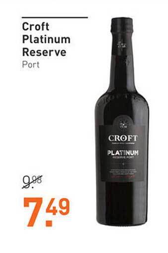 Croft platinum reserve aanbieding bij Gall & Gall