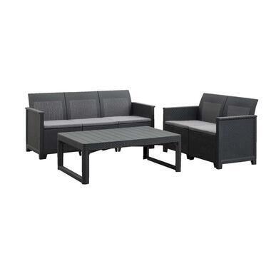 Keter loungeset emma lyon - grijs - 3-delig - leen bakker aanbieding ...