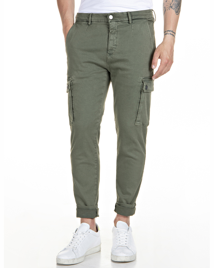 Replay jaan hyperflex x-lite cargo aanbieding bij Only for Men