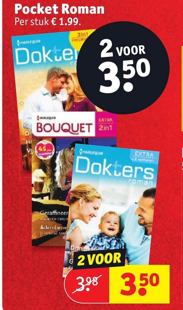Pocket Roman aanbieding bij Kruidvat
