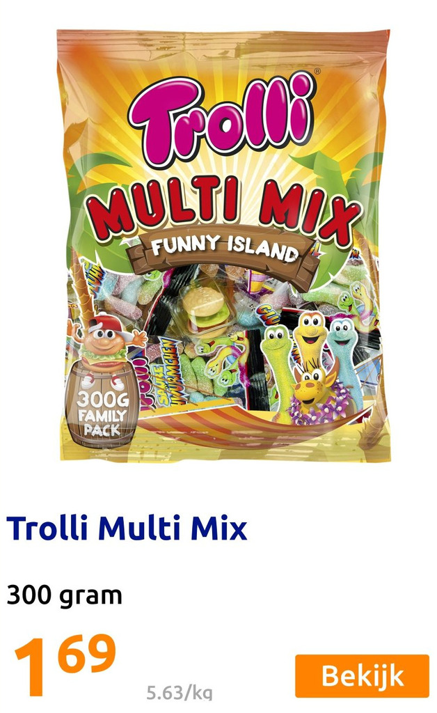 Trolli Multi Mix aanbieding bij Action