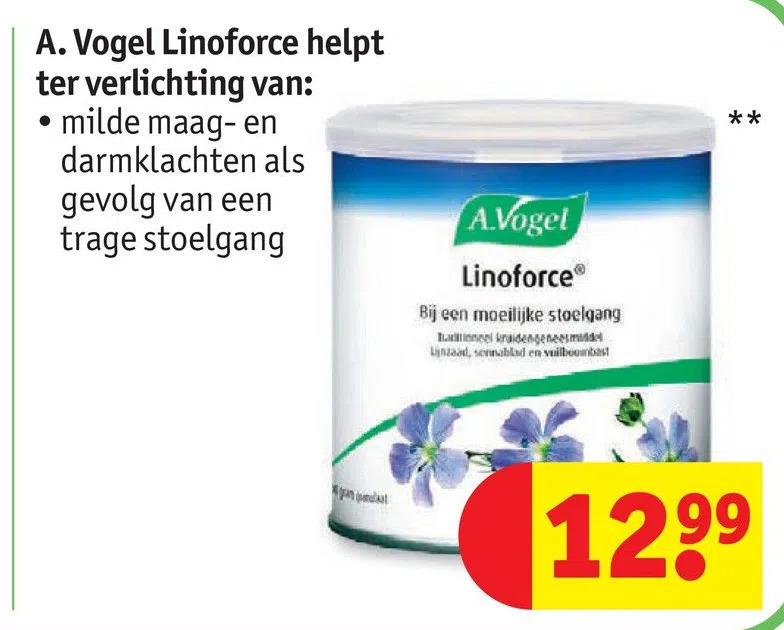 A.vogel linoforce aanbieding bij Kruidvat