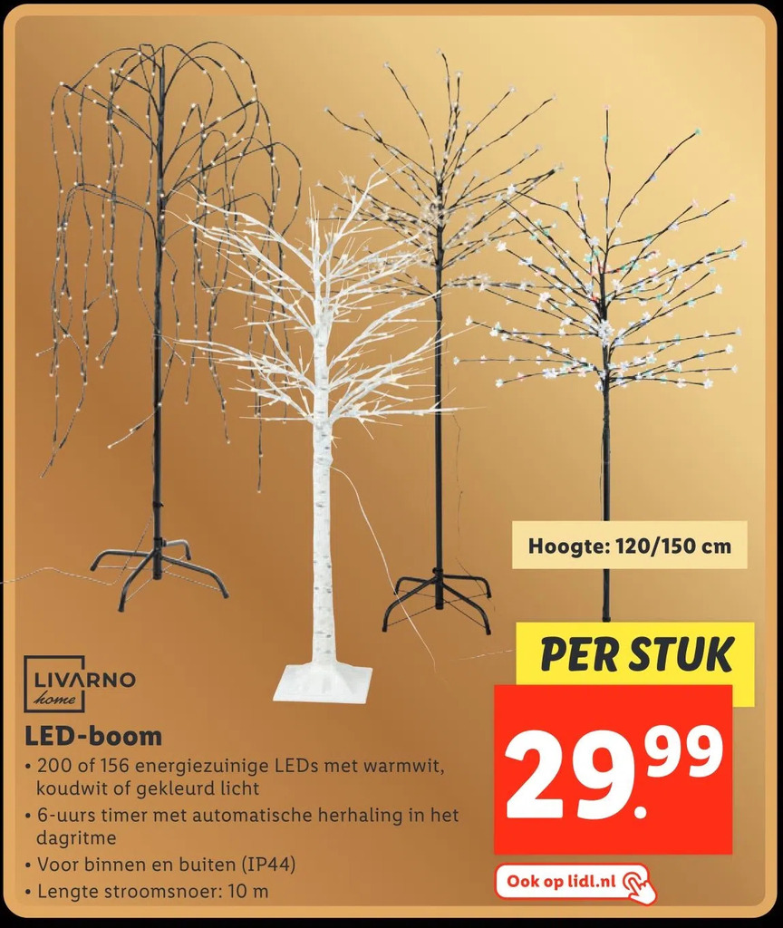 Livarno home led-boom aanbieding bij Lidl