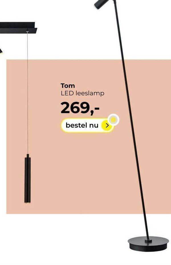 Tom led leeslamp aanbieding bij Lampidee