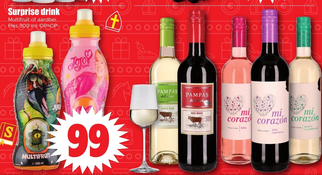 Surprise drink 300 ml aanbieding bij Dirk