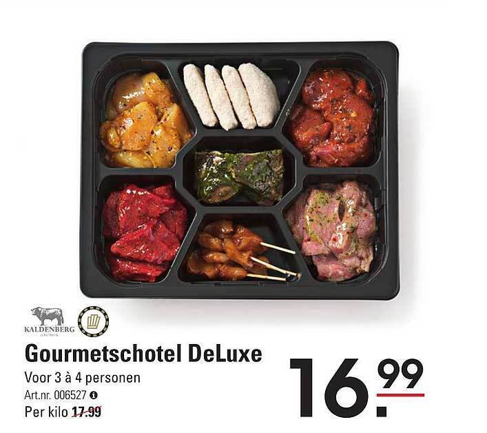 Kaldenberg gourmetschotel deluxe aanbieding bij Sligro