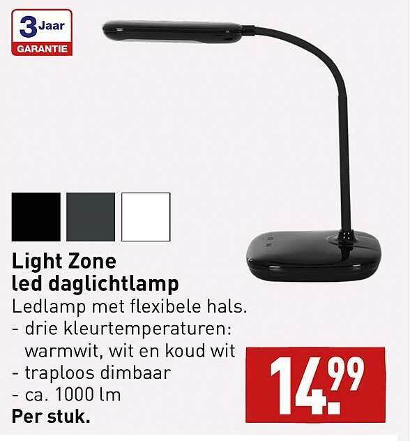 Light zone led daglichtlamp aanbieding bij ALDI