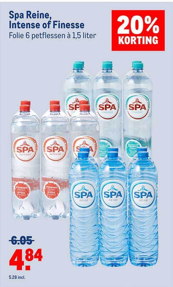 Spa reine, intense of finesse aanbieding bij Makro