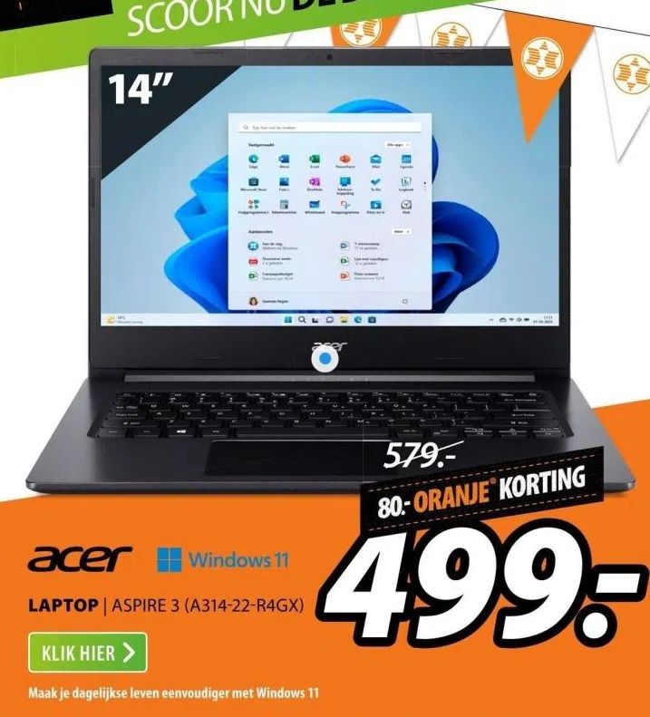 Acer windows 11 aanbieding bij Expert